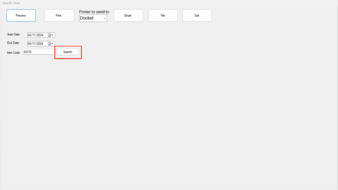 How to Find Sales Data Based on a Specific Item.