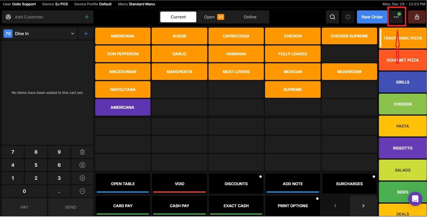 How to Switch Users on Oolio Pos