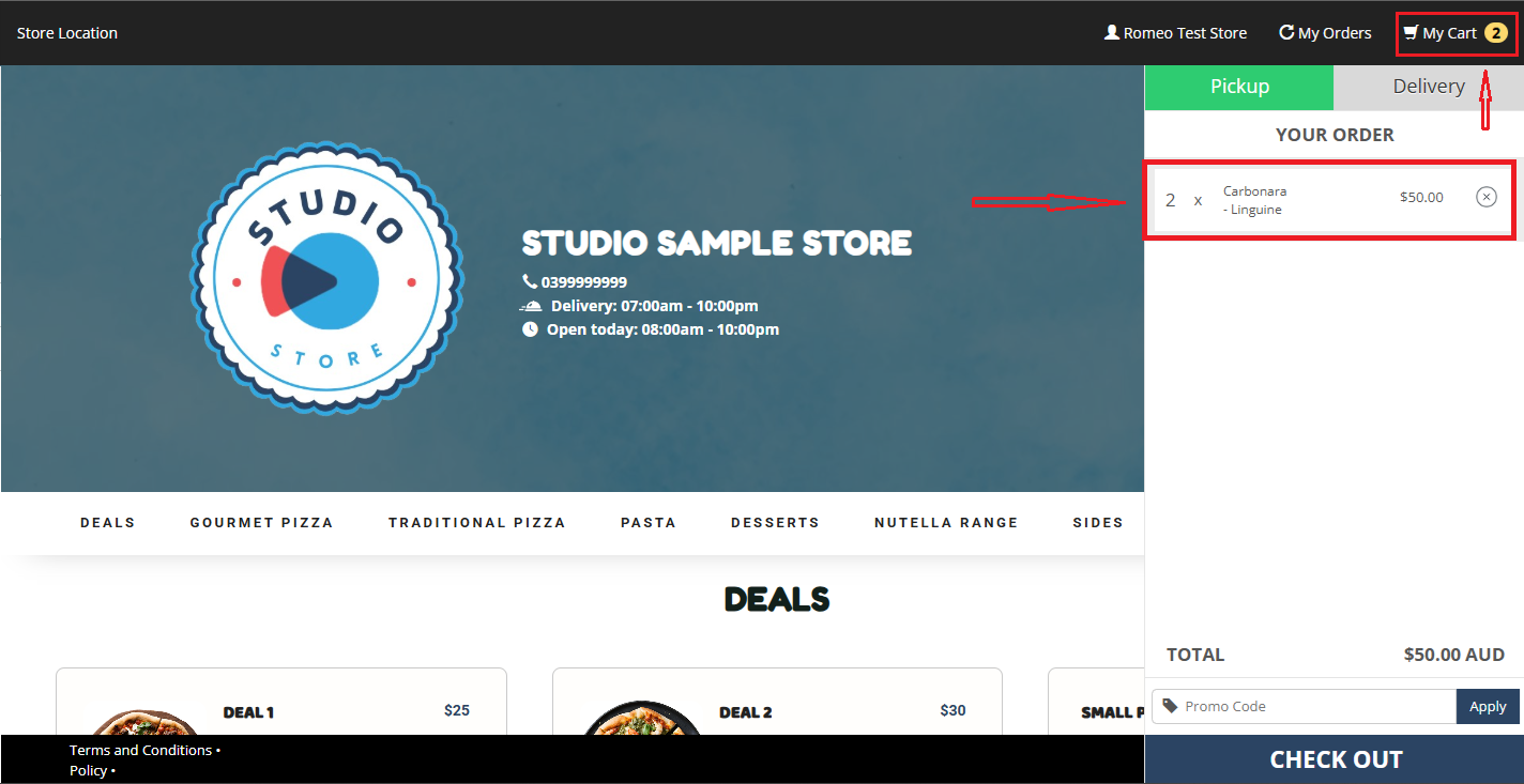 How to View Recent Orders on My Account Page (Online Ordering)