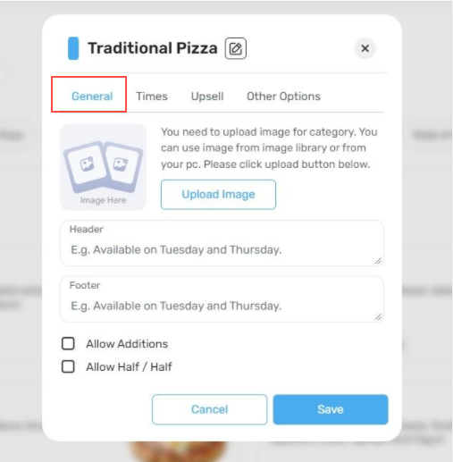How to Create a New Menu Category on Deliverit Studio