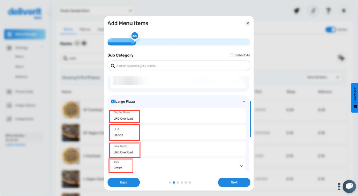 How to Set Up Item Presets in Deliverit Studio